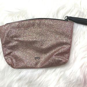 ipsy | Bags | Ipsy Cosmetic Bag Zip Up Pouch Makeup Pink Sparkle | Poshmark